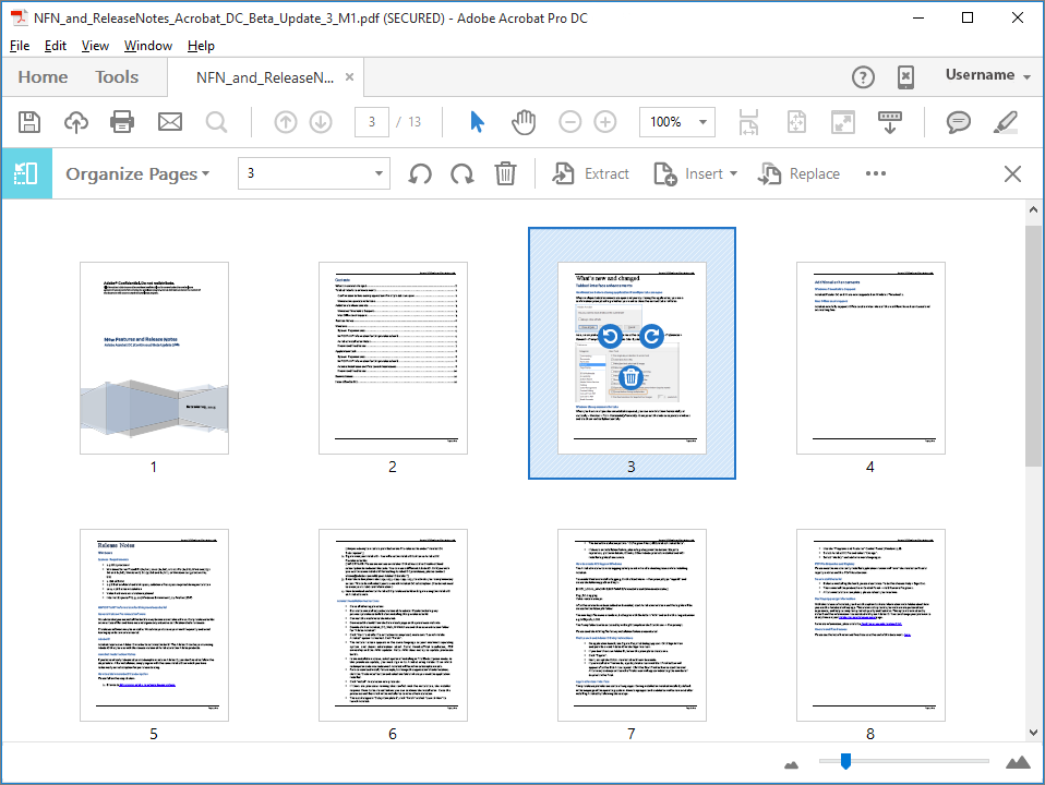 Rotate Move Delete And Renumber PDF Pages In Adobe Acrobat
