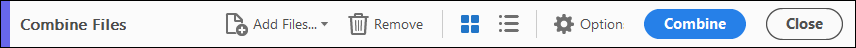 Combine or merge files into a single PDF, Adobe Acrobat DC