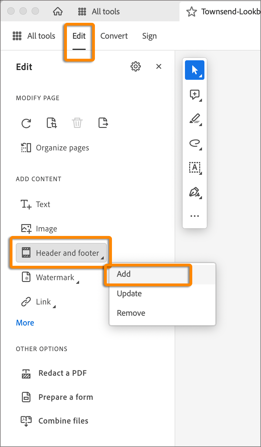 Add Headers Footers And Bates Numbering To PDFs Adobe Acrobat