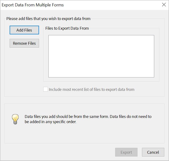 Collect and manage PDF form data, Adobe Acrobat