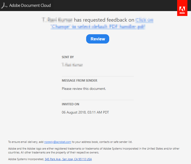 Participating in a PDF review, Adobe Acrobat