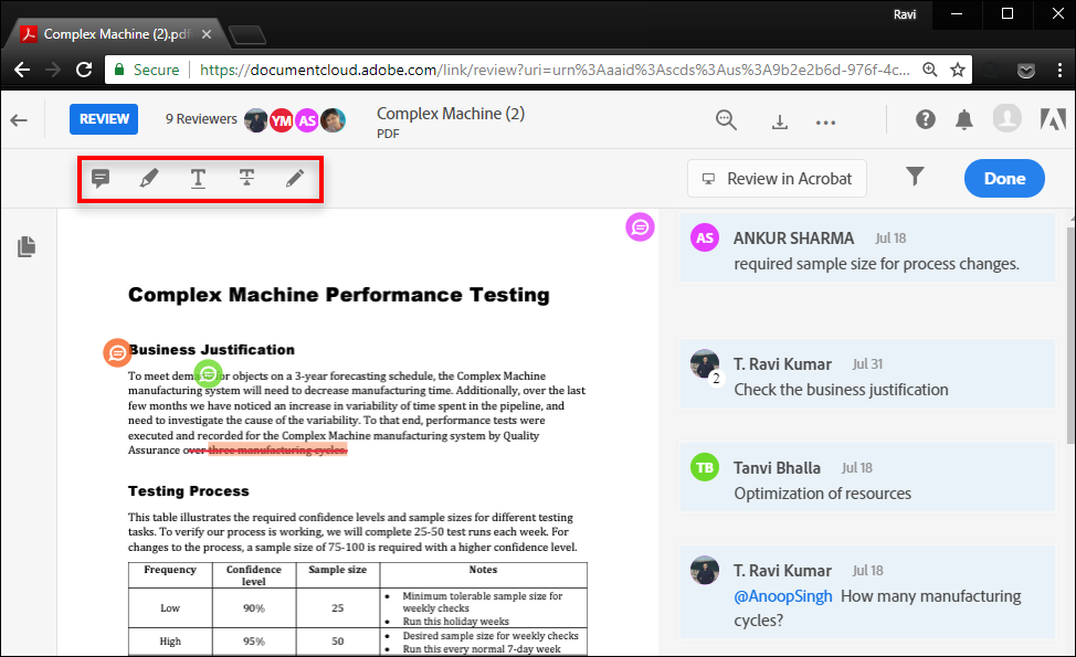 Participating In A PDF Review Adobe Acrobat