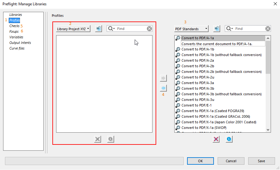 Preflight Libraries (Acrobat Pro)