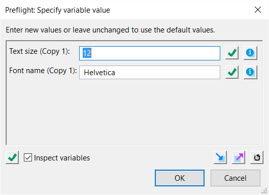 Preflight variables (Acrobat Pro)