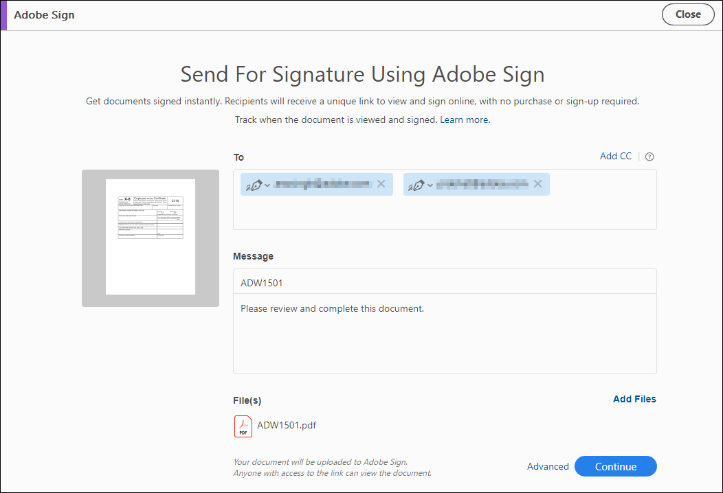 Send PDF Documents For Signature Adobe Acrobat Send PDF Documents For Signature Adobe Acrobat