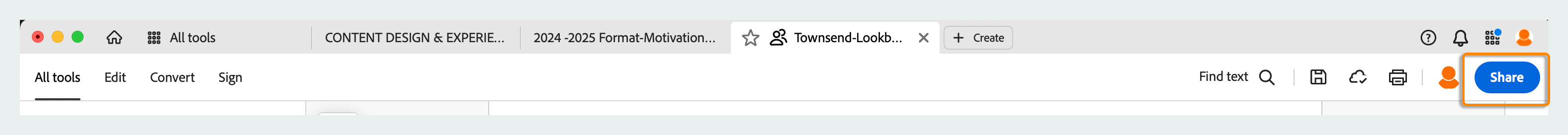 Share files online with Adobe Acrobat