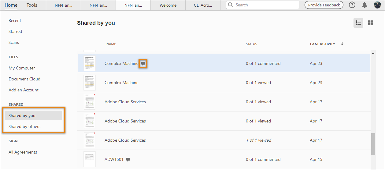 Tracking and managing PDF reviews