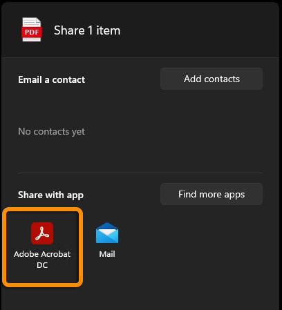 New features summary | January 2022 release of Acrobat