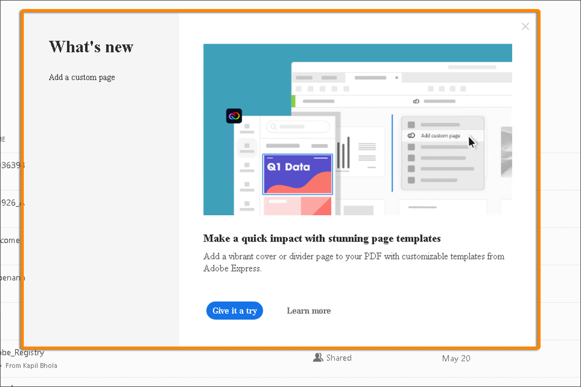 New features summary | June 2022 release of Acrobat