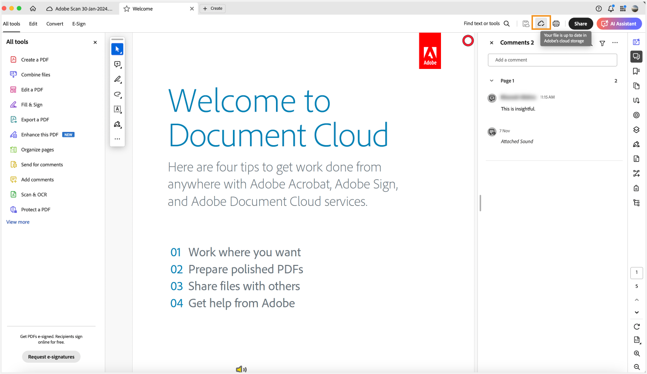 What's new in Adobe Acrobat