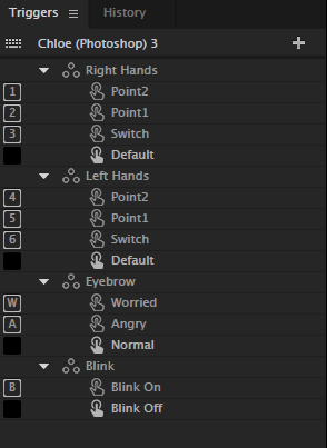 Triggering and controlling puppets