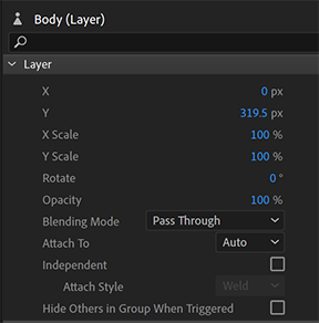 Prepare artwork in Adobe Character Animator