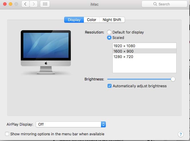 Adobe Connect screen sharing view appears distorted