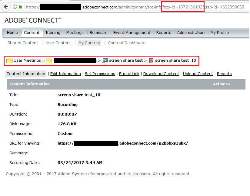 How to Locate a Recording in my account using my Adobe Connect URL ...