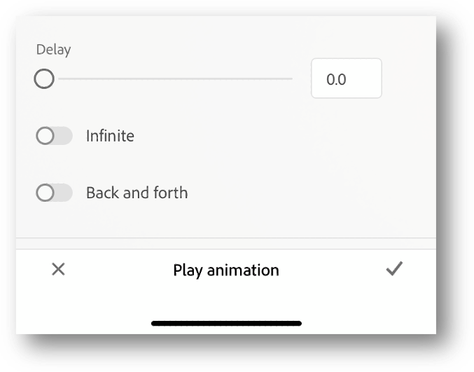 Add animated assets in Adobe Aero