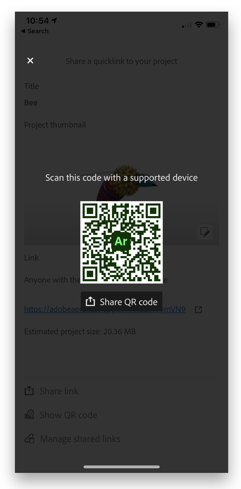 Discover Augmented Reality content in Aero Player (beta) on Android