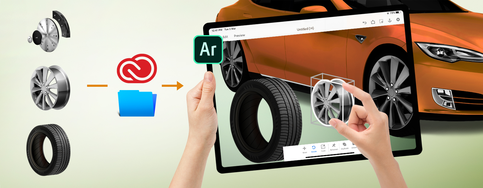 Create an AR-powered interactive product experience with Adobe Aero