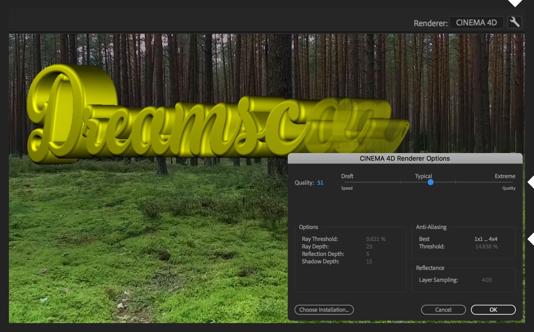 How to animate a 3D title reveal