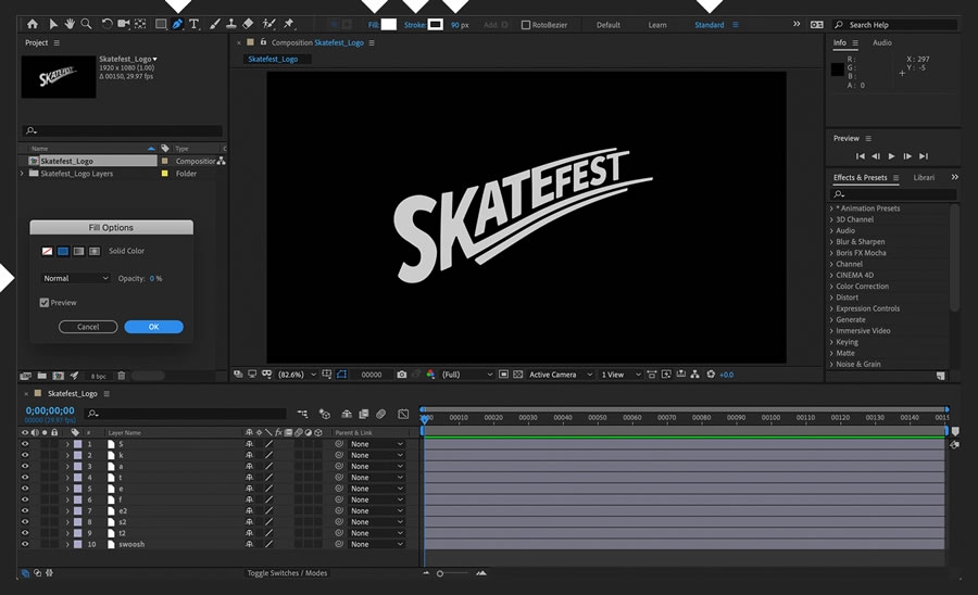 Use A Write on Effect To Create A Dynamic Title