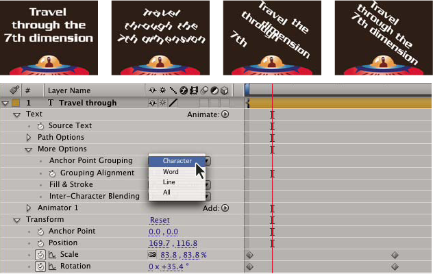 Animating text in After Effects
