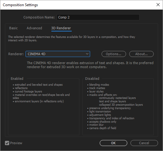 After Effects composition basics