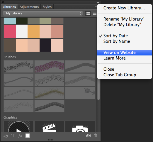 Creative Cloud Libraries in After Effects
