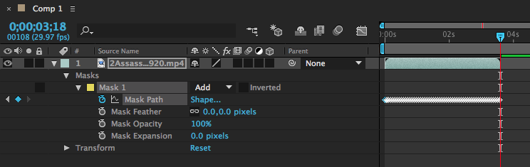 Face Tracking in After Effects