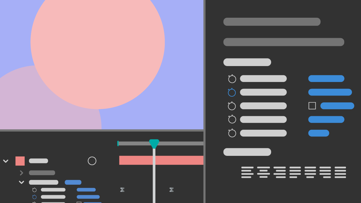 Animate faster and easier using the Properties panel