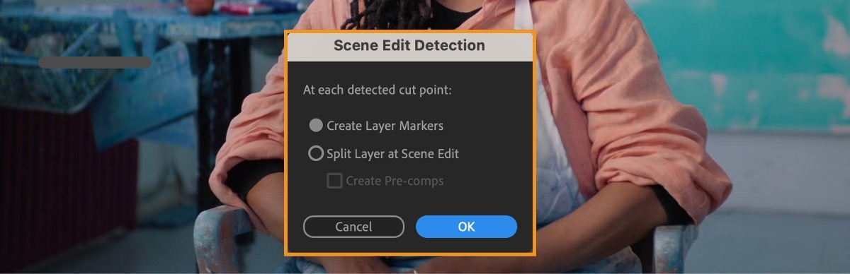 Detect edit points using Scene Edit Detection
