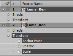 Selecting and arranging layers in After Effects