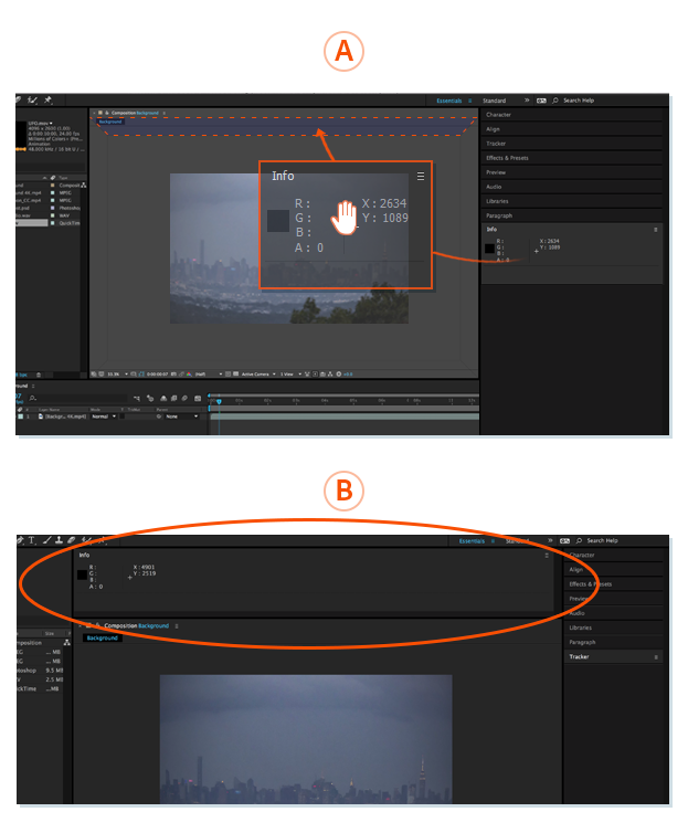 Working with stacked panel groups