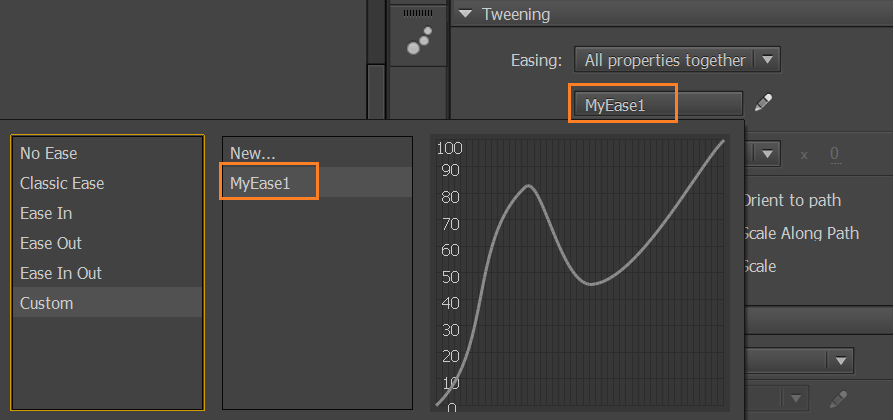 Create classic tween animation in Animate
