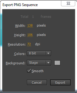 Export graphics and videos with Animate CC