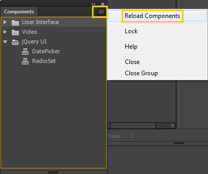 Components in Animate