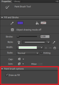 Using Paint Brush in Animate