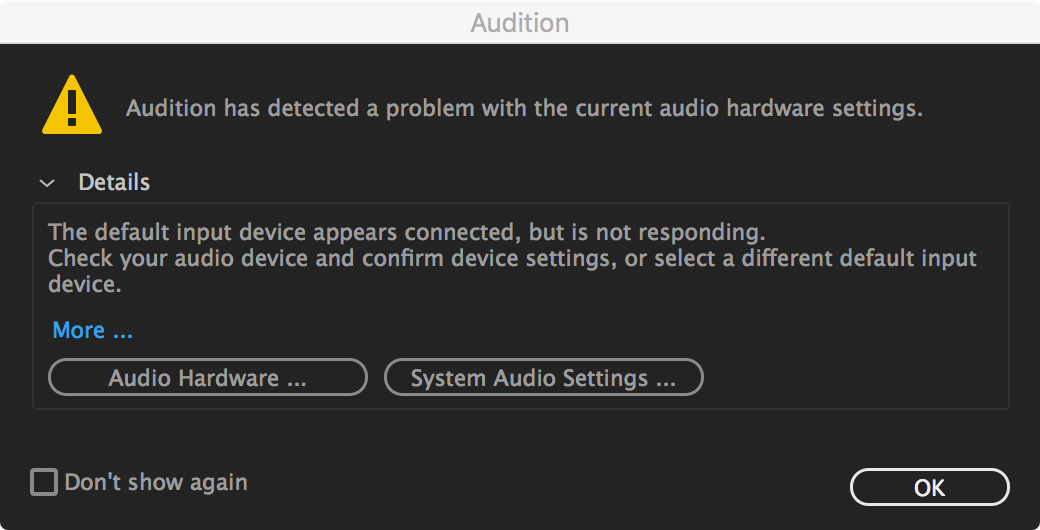 Troubleshoot recording and playback errors