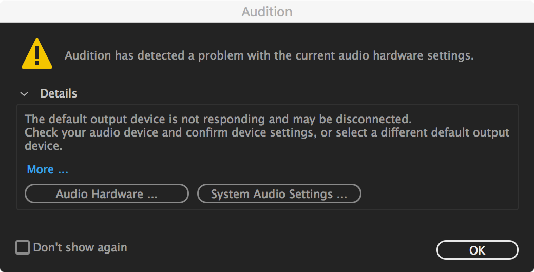 Troubleshoot recording and playback errors