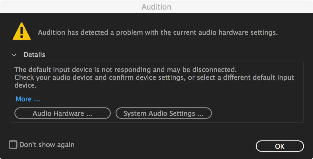 Troubleshoot recording and playback errors