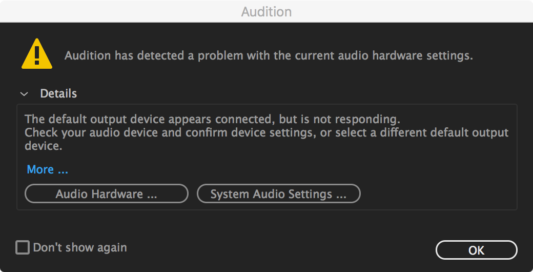 Troubleshoot recording and playback errors