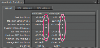 Use Audition to analyze phase, frequency, & amplitude