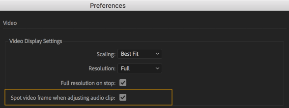 Import & work with video clips in Adobe Audition