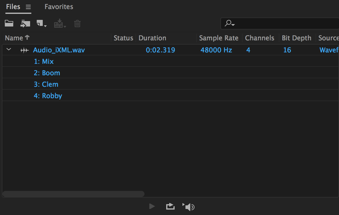 在 Audition 中编辑多声道文件