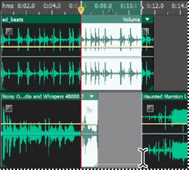 Understanding the multitrack editor