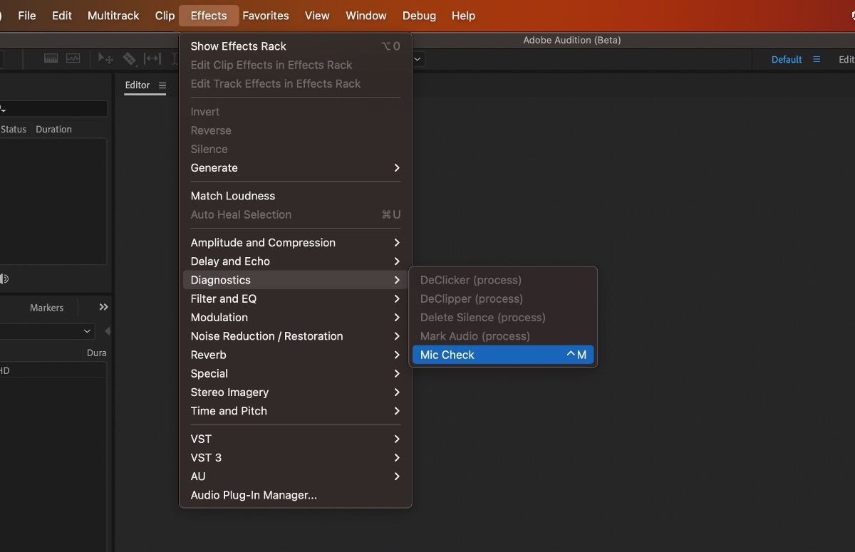 Perform Mic Check (Beta)