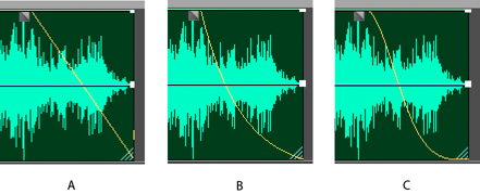 Using Audition to fade and changing amplitude