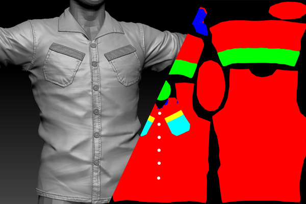 Add logo mixamo fuse clothing - operfsd