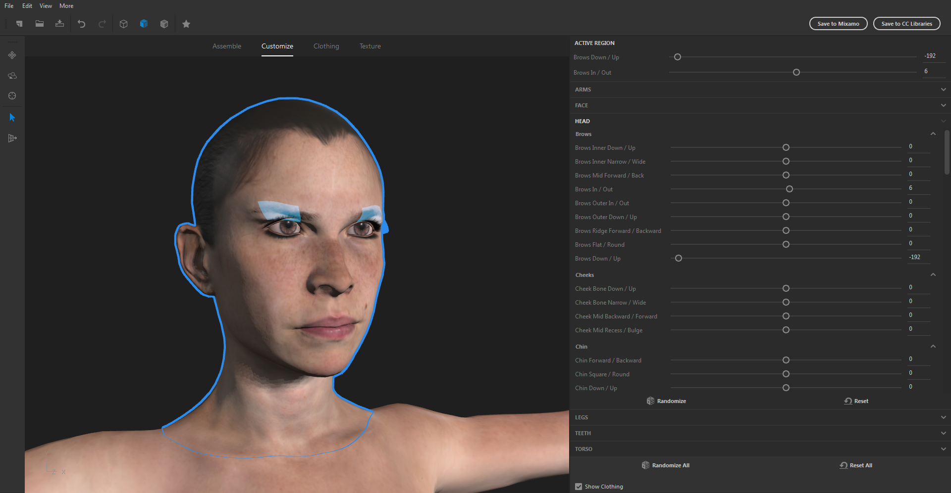 Basic workflow for creating your first 3D model in Fuse CC (Beta)