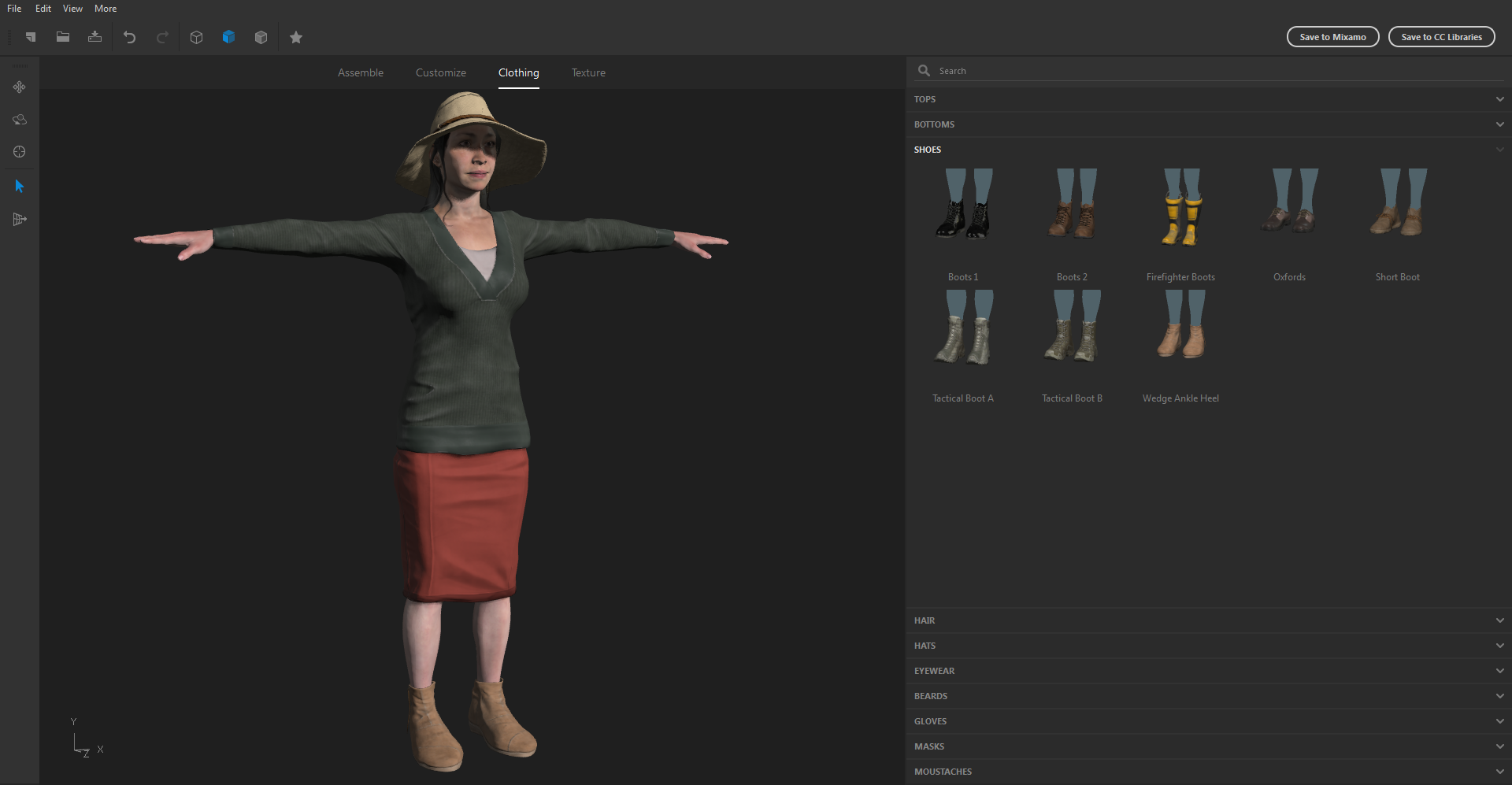 Basic workflow for creating your first 3D model in Fuse CC (Beta)