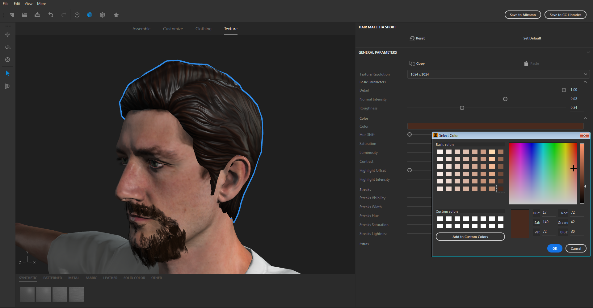 Can you use an image of a face in adobe fuse character design software ...