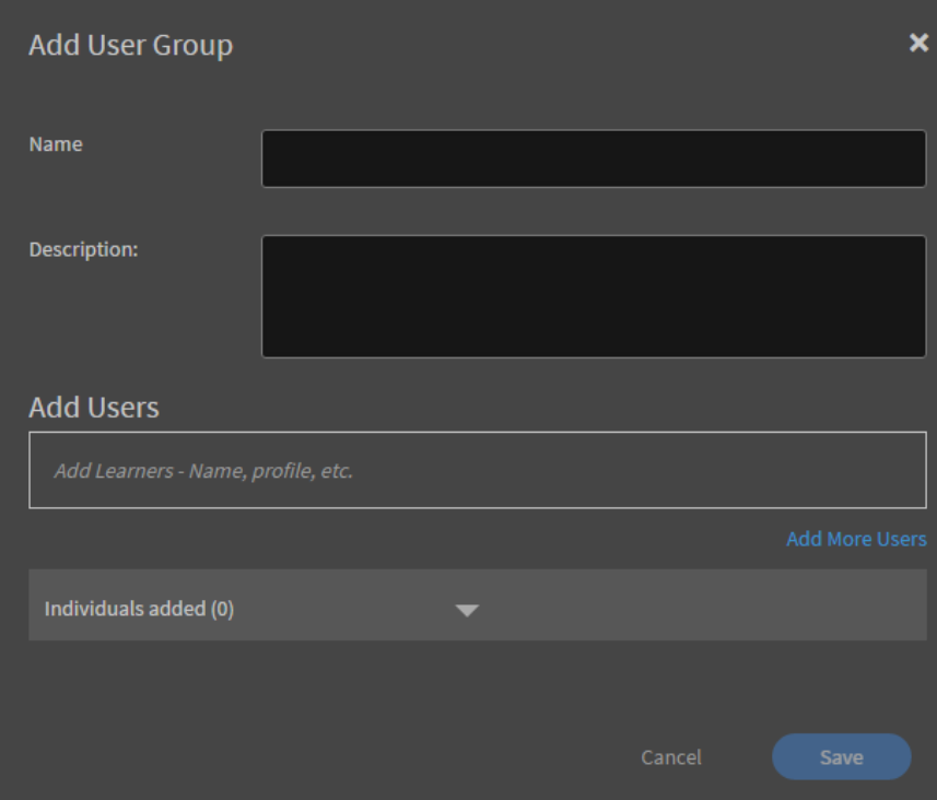 Set up users in Learning Manager